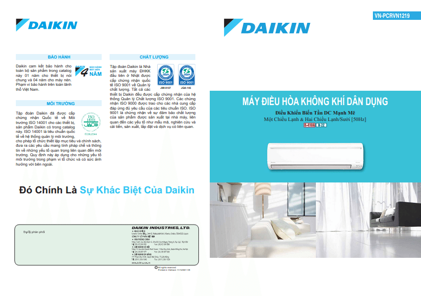 Catalogues May Lanh Daikin FTKS FTKD 2013 - HVAC Việt Nam