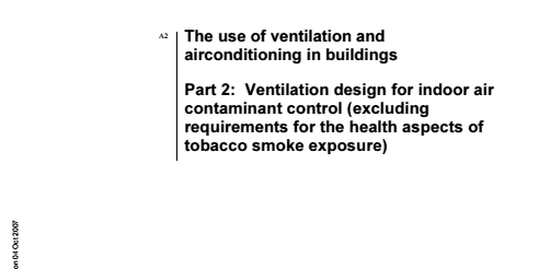 Tiêu Chuẩn Úc AS 1668.2: The Use Of Ventilation And Airconditioning In ...