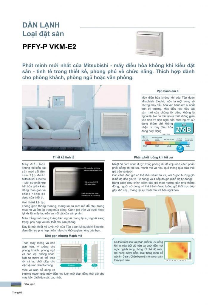 Mitsubishi Electric VRF City Multi - PFFY-P VKM-E2 - HVAC Việt Nam