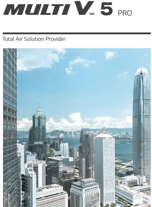 Catalogue Điều Hòa Trung Tâm LG VRF Multi V 5 Pro (2022) - HVAC Việt Nam