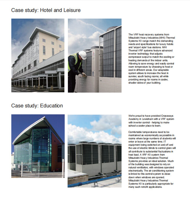 VRF Mitsubishi Industries Heavy KXZ2 Series - HVAC Việt Nam